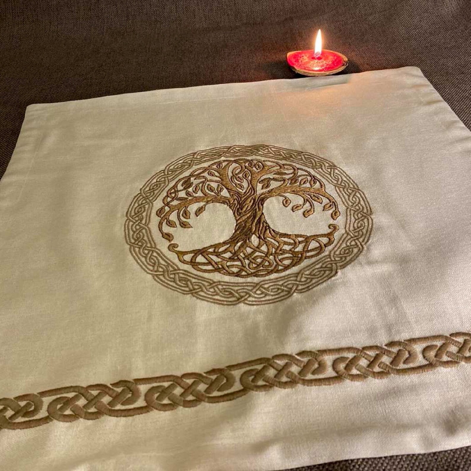 Yggdrasil Altar Cloth Pagan Altar Cloth Travel Altar Norse - Etsy