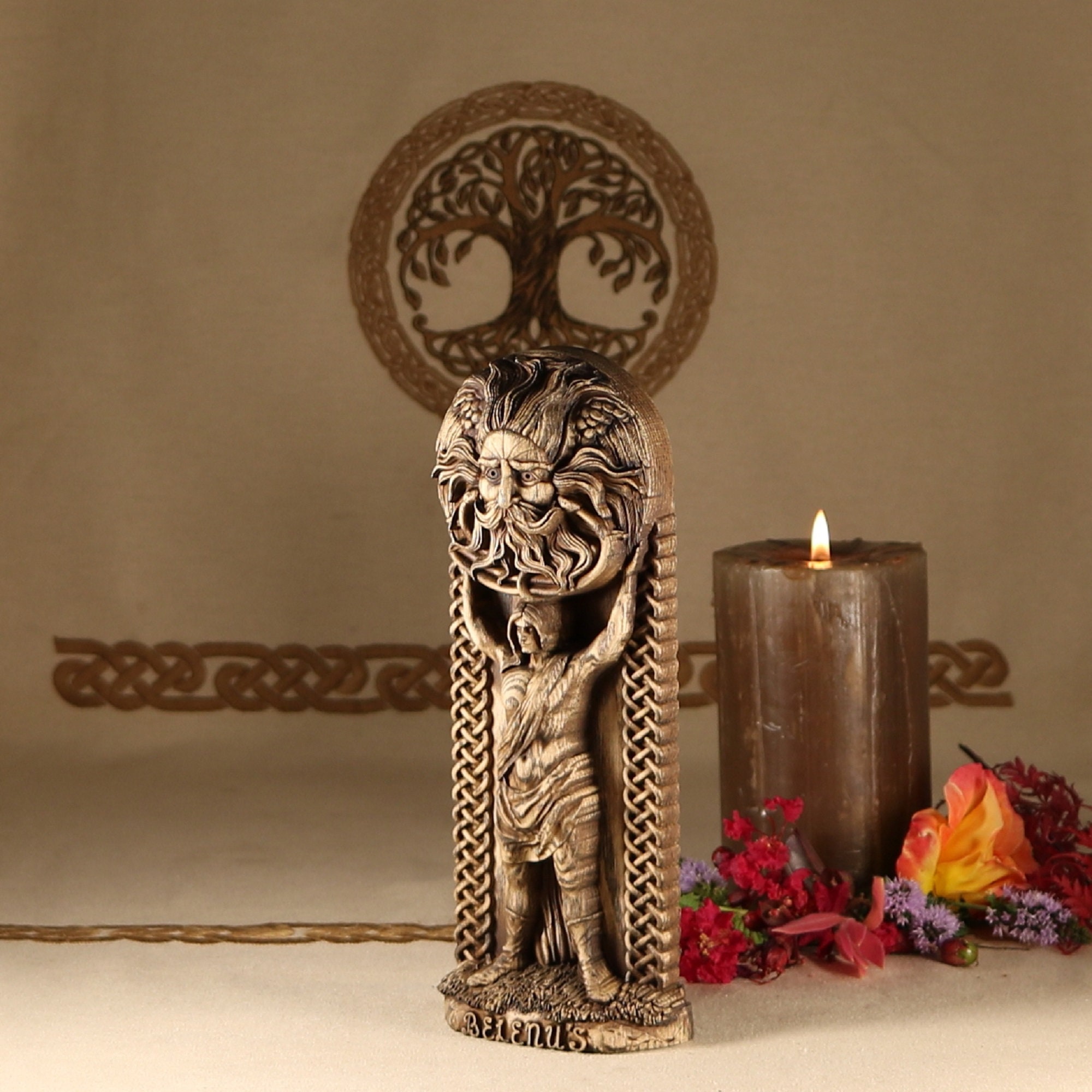 Asatru Norse Gods Belenos Sun God God of Death Viking Statue - Etsy UK