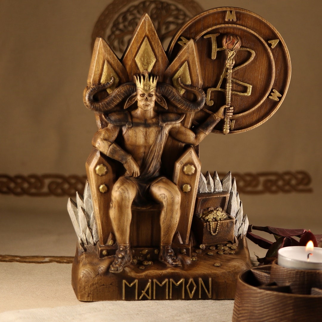 Baphomet Statue Baphomet Altar Sigil of Baphomet Mammon Sigil Mammon ...