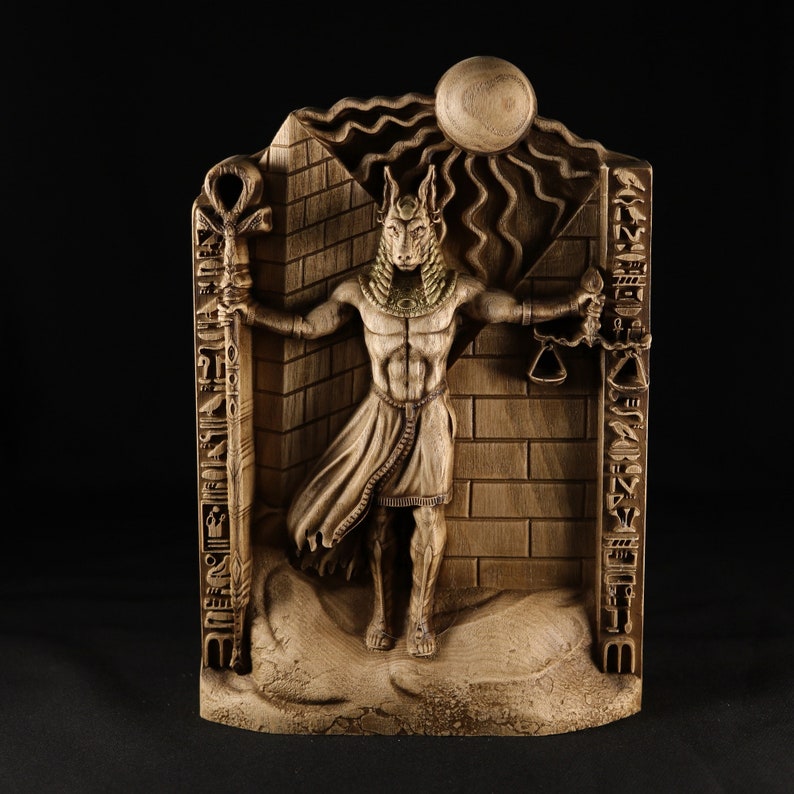 Anubis Statue Anpu Egyptian Anubis Egyptian Statue Egyptian - Etsy