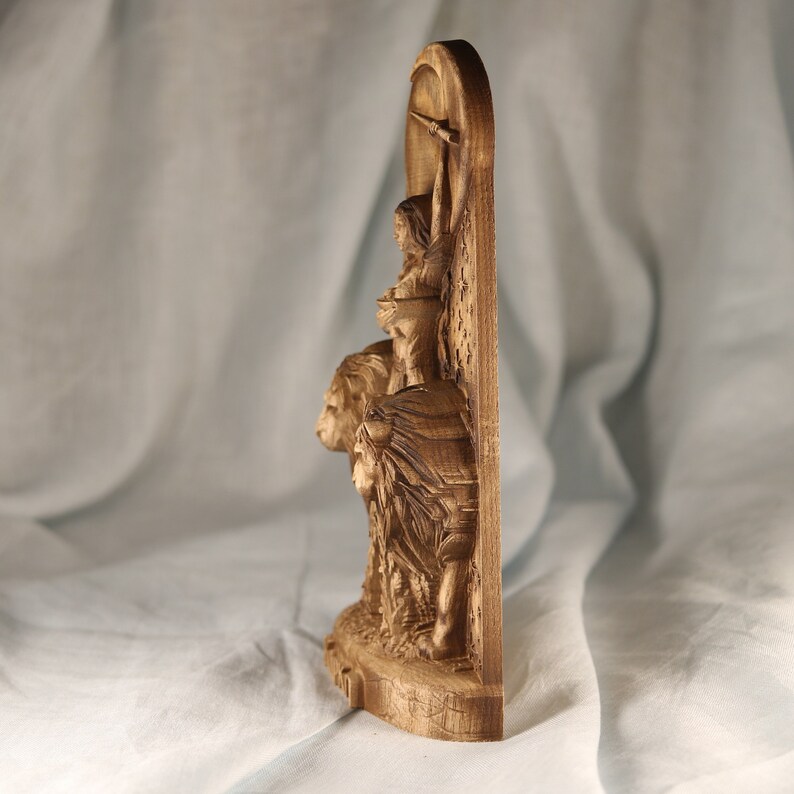 Circe Statue: Greek Goddess Sorceress, Ash Wood Carving - Etsy