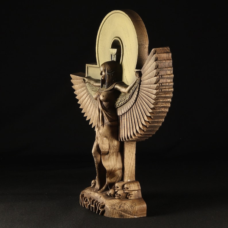 Nephthys estatua egipcia diosa egipcia Arte egipcio Diosa de - Etsy España