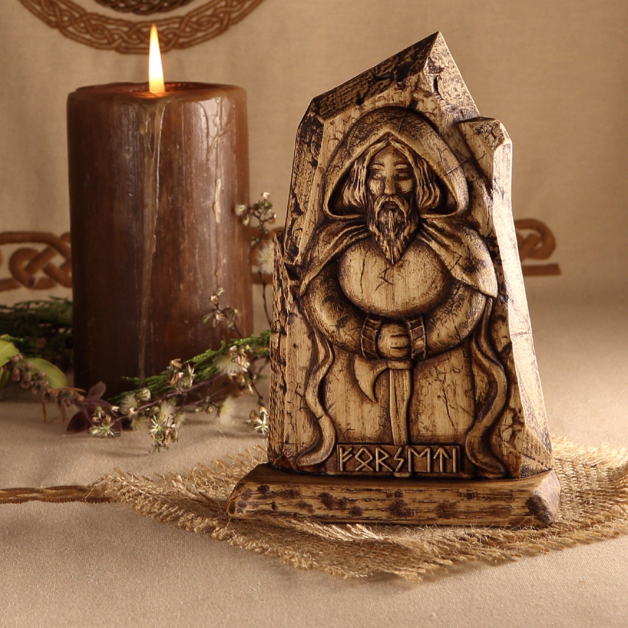 Forseti Forseti God Norse Altar Asatru Altar Norse Gods - Etsy