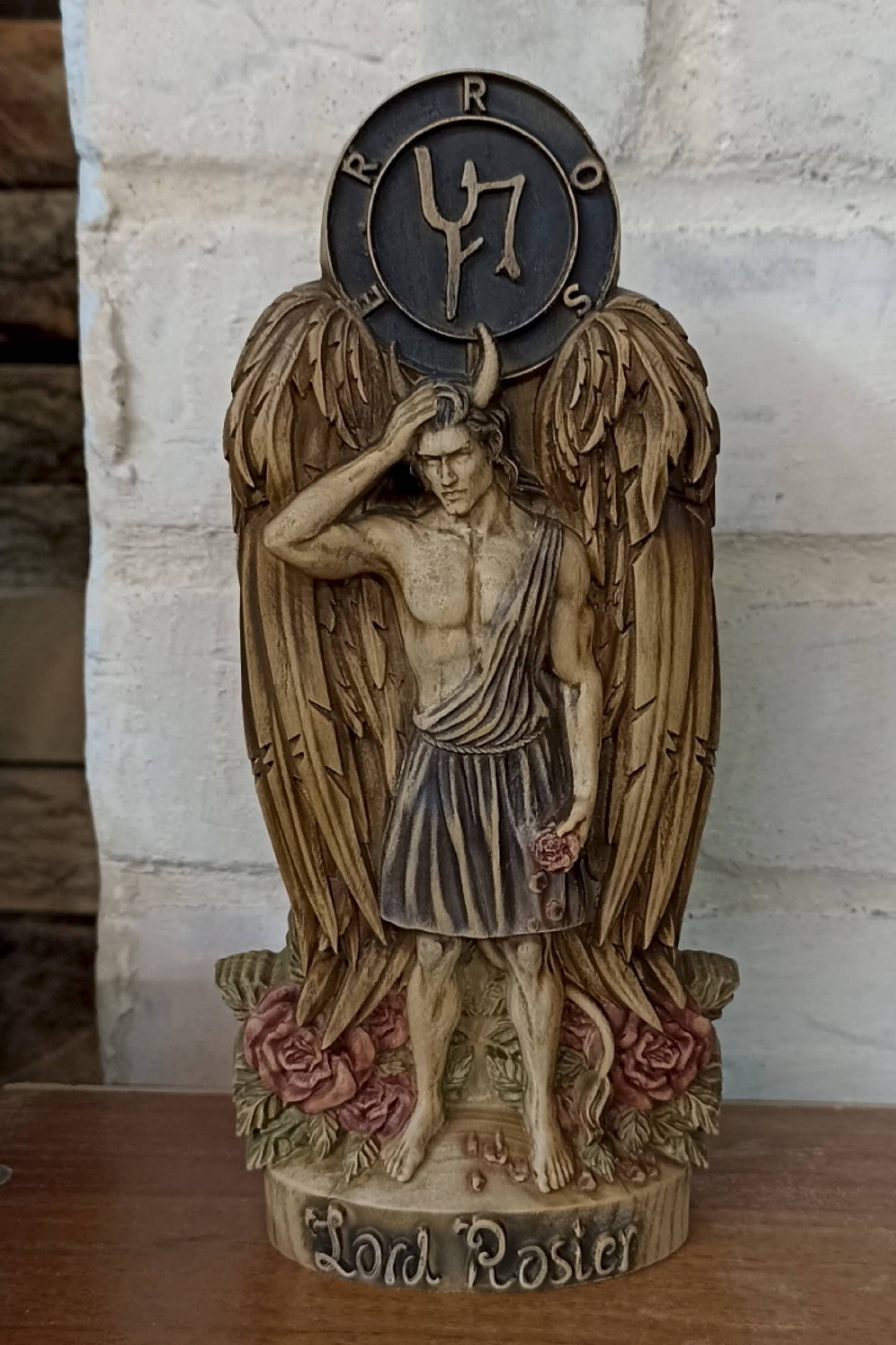 Lord Rosier Demon Statue Satan Statue Occult Decor Satan - Etsy Canada