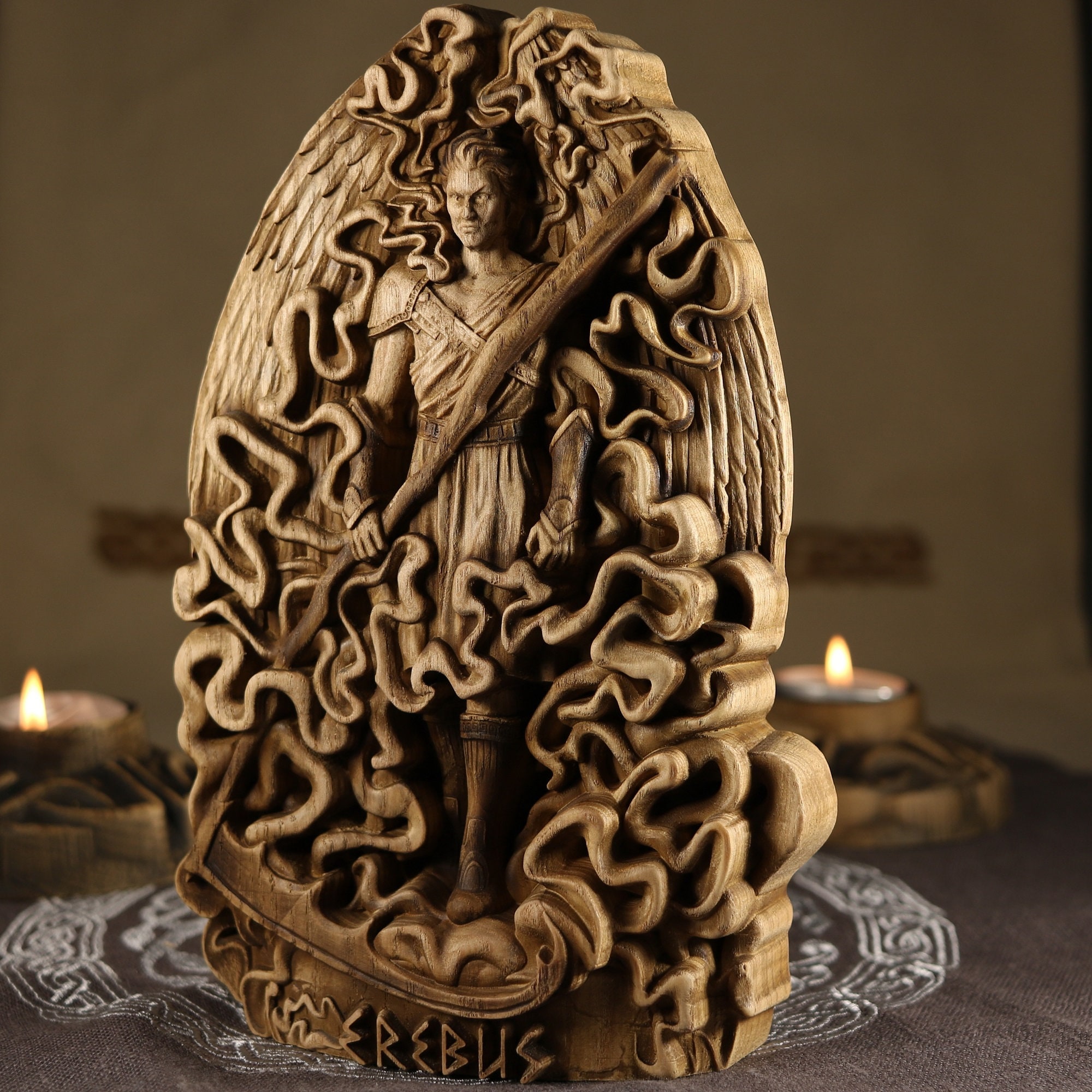 Erebus Greek God Statue