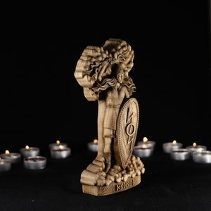 Dodola Slavic Goddess Wood Sculpture: Pagan Norse Altar Statue - Etsy