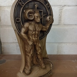 Amaymon Asmodée Statue en bois Statue démon Démonologie Ange morbide ...