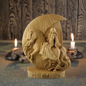 Norse Pagan, Nott Statue, Goddess Statue, Norse Mythology, Norse Gods ...