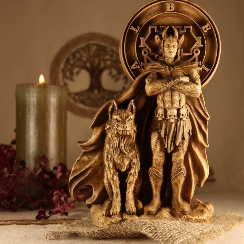 Belial Satanism Church of Satan Sculpture Bois Demon Statue - Etsy