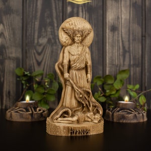 Wooden Statue: Greek God Hypnos, God of Sleep - Etsy