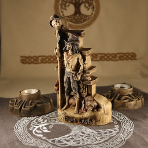 Papa Legba Statue: Handmade Wooden Voodoo Sculpture - Etsy