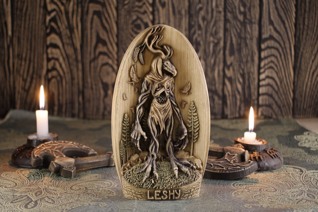 Leshen Leshy Witcher Statue Horned God Slavic Mythology Slavic Gods ...