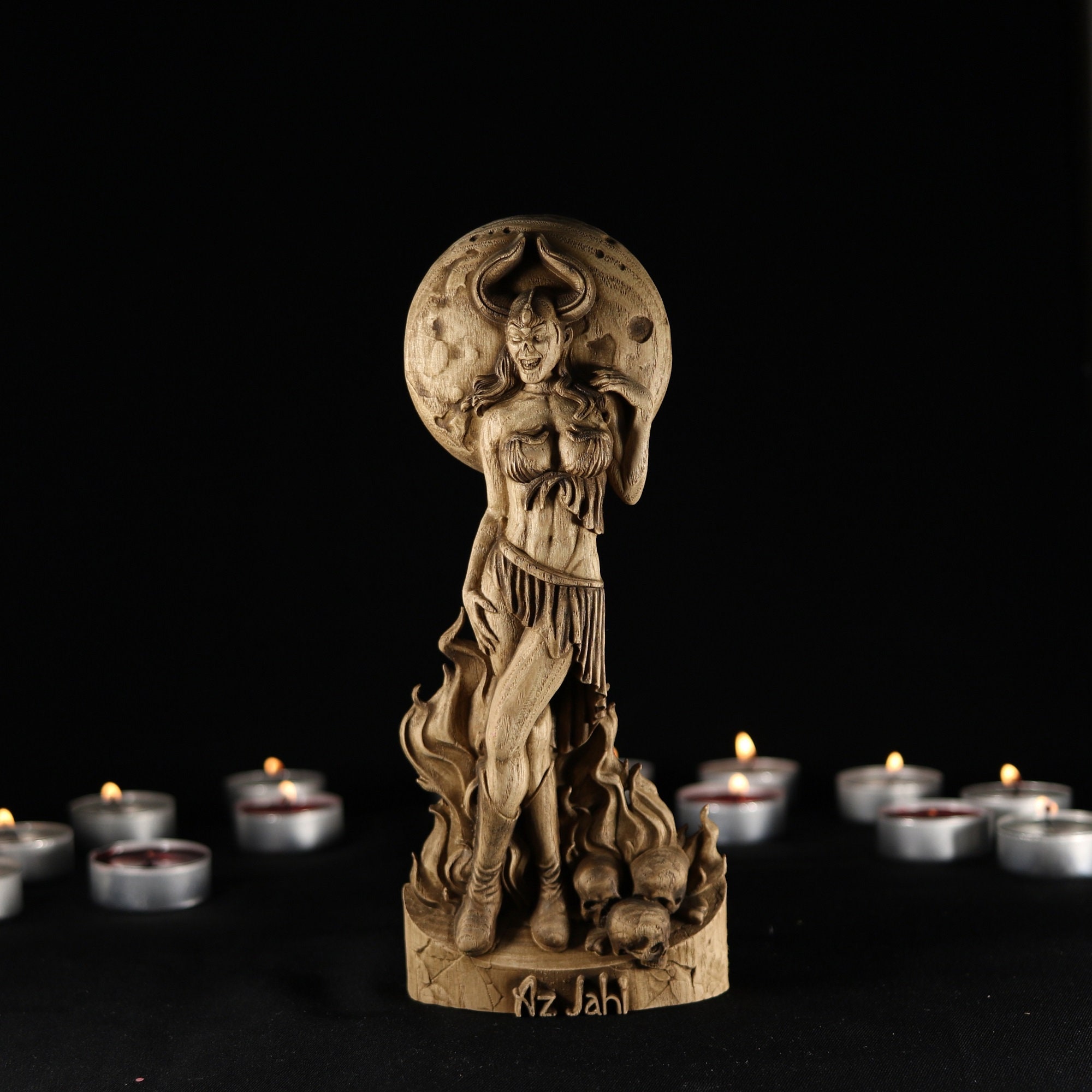 Az Jahi Lilith Estatua de la diosa Diosa lilith Estatua del - Etsy México