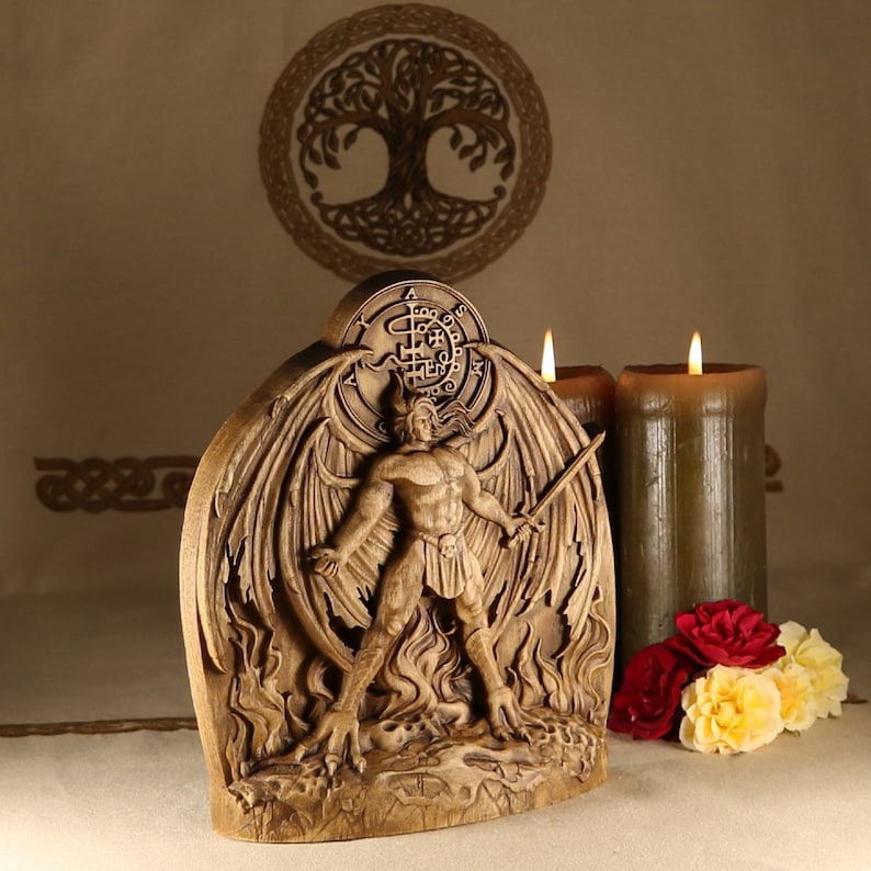 Asmodeus Greek Statue Asmoday Asmodeus Statue Greek - Etsy UK