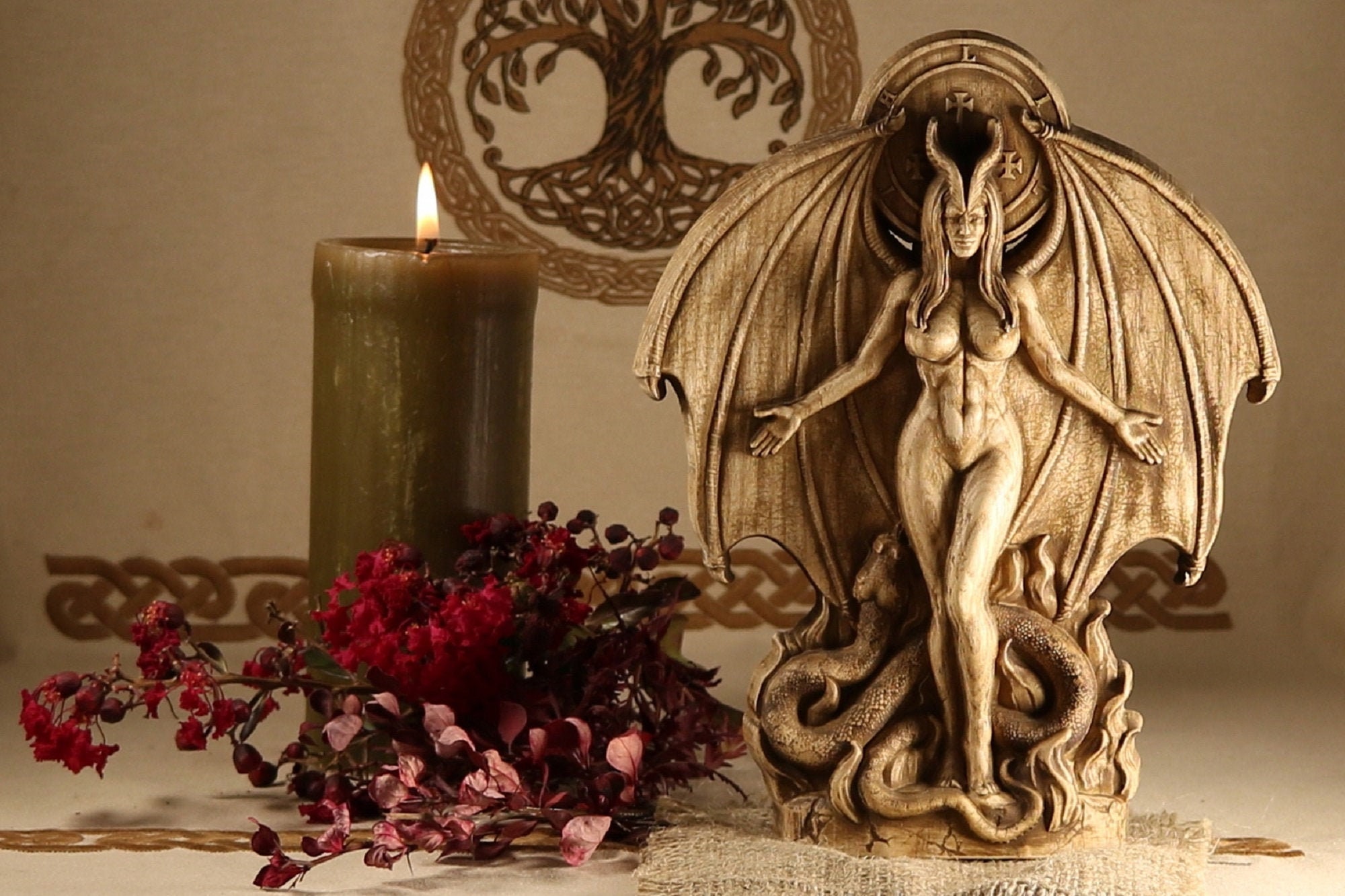 Lilith Lilith Statue Inanna Hel Goddess Statue Wiccan Altar - Etsy Lilith Lilith Statue Inanna Hel Goddess Statue Wiccan Altar - Etsy