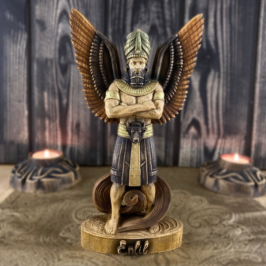 Enlil Enlil Statue Sumerian Gods Goddess Statue Anunnaki Sumerian ...