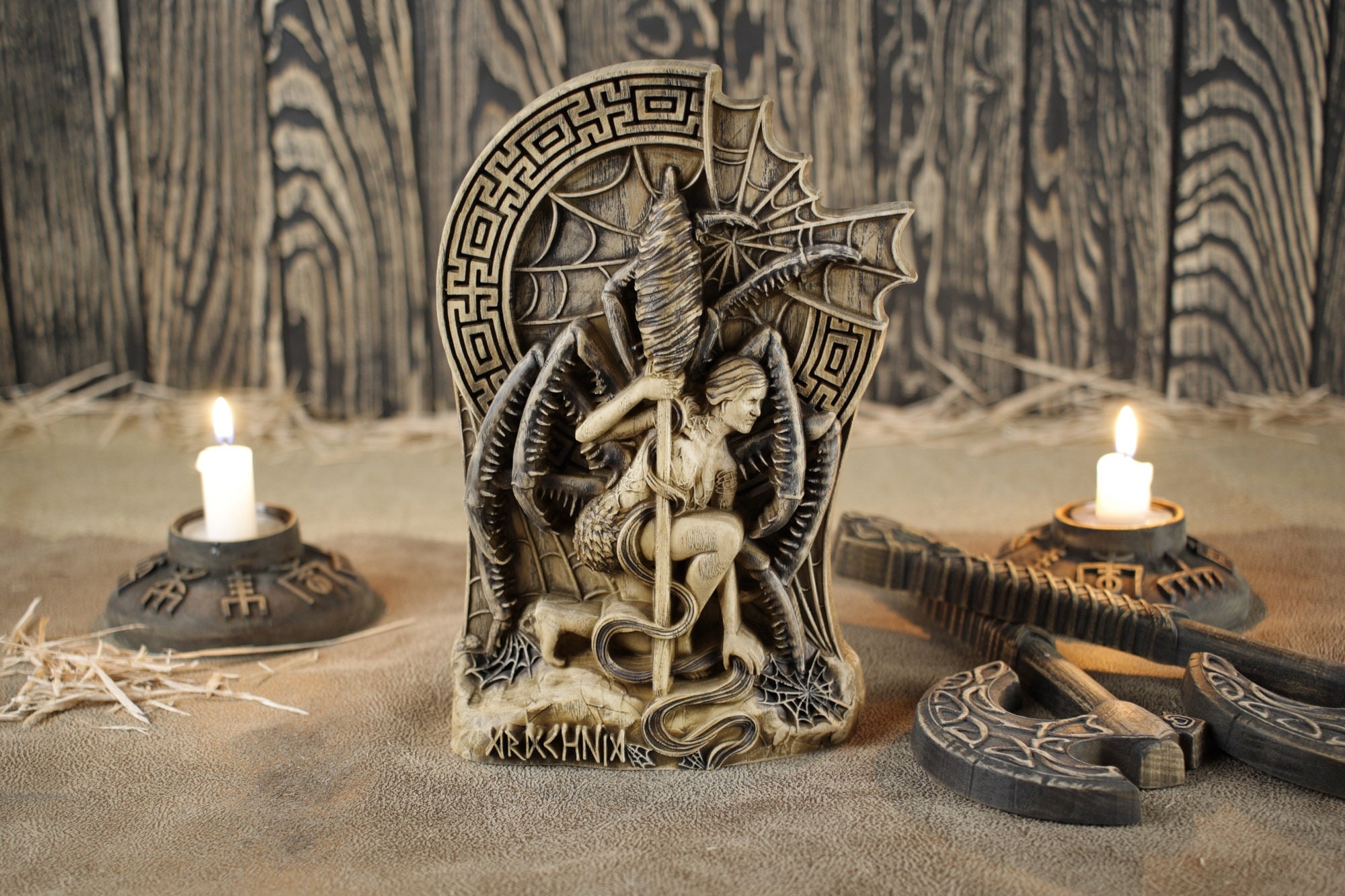 Arachne Greek Goddess Statue Arachne Sculpture Spider Ancient - Etsy Canada