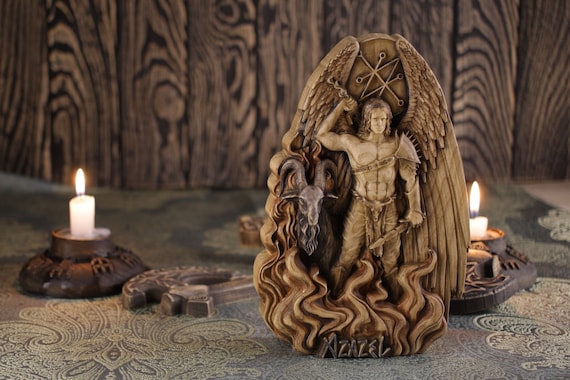 Azazel Satan Baphomet Demon Lucifer Occult Decor Satanic - Etsy