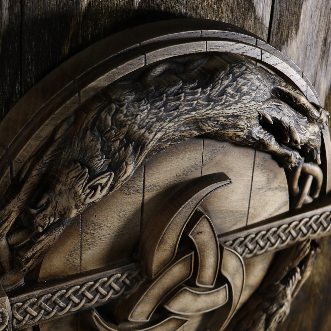 Viking Shield Wooden Shield Viking Decor Wall Decor Viking - Etsy