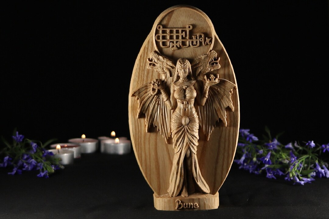 Bune, Lilith, Demon Statue, Satan Statue, Occult Decor Satan Belial ...