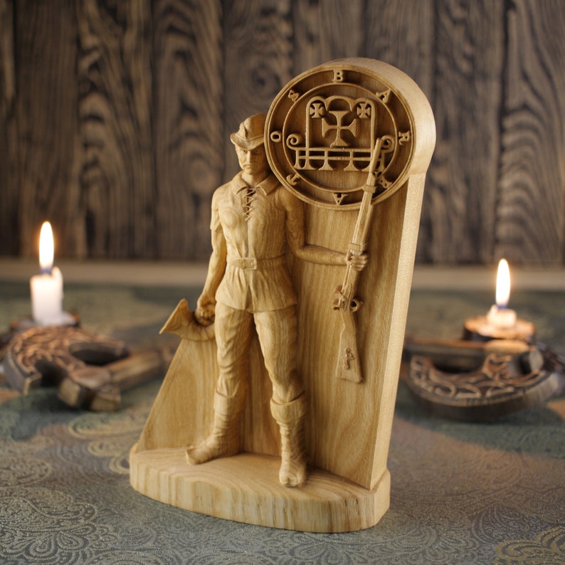 Satan Statue Barbatos Goetia Demon Demon Statue Belial Robin - Etsy