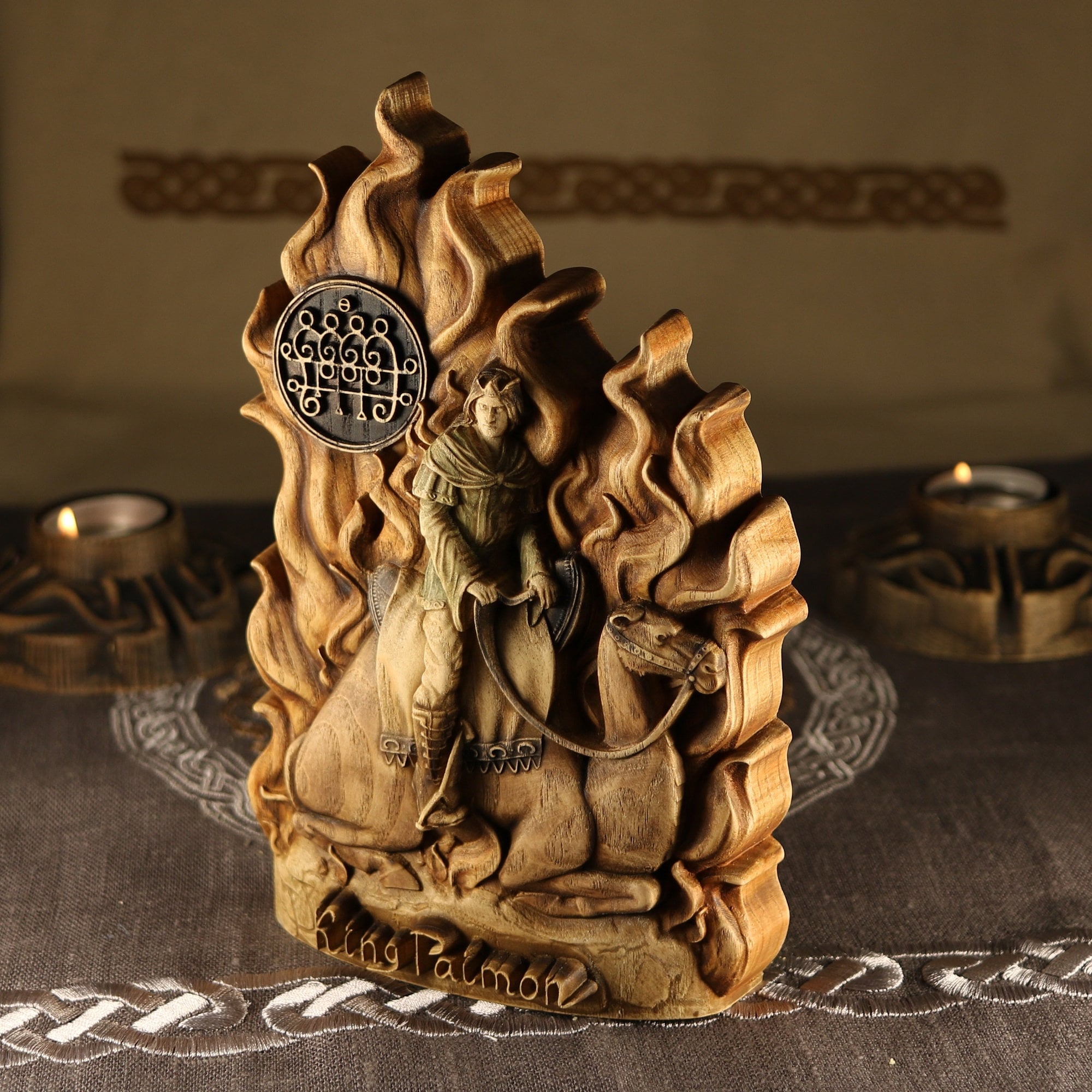 Paimon King Paimon Goetia Lucifer Altar Satan Statue - Etsy Canada