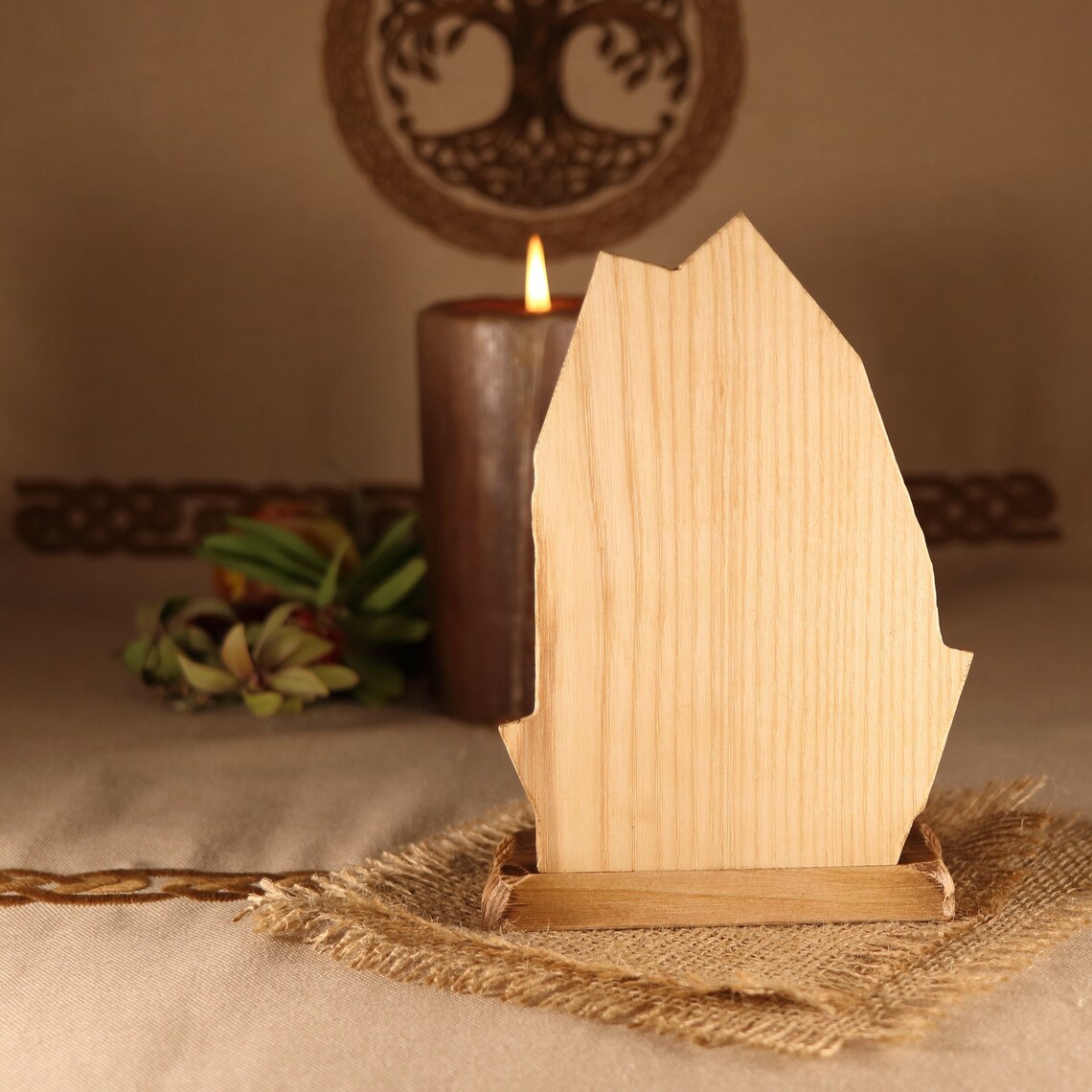 Loki Statue Wooden Altar Statue Wood Sculpture Art Wood - Etsy