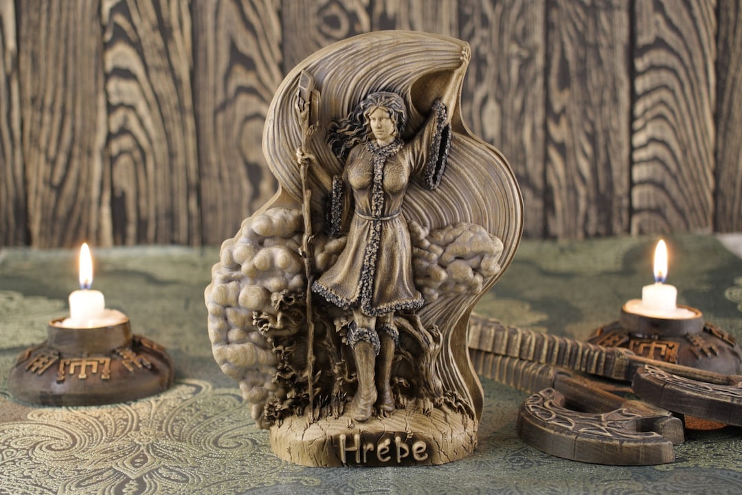 Goddess Statue, Hréþe, Anglo Saxon Norse Pagan Decor Norse Mythology ...