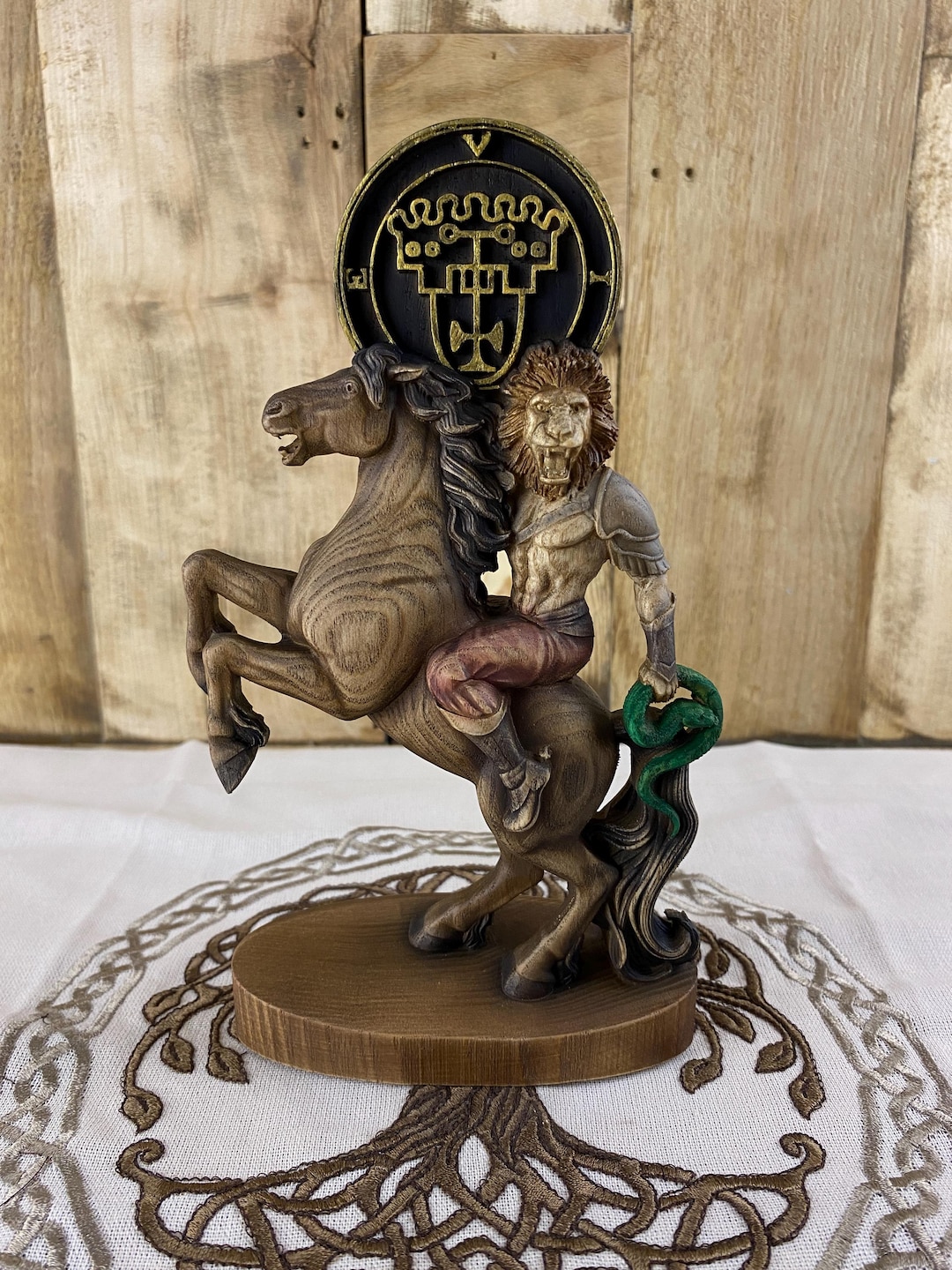 Vine Demon King Vine Demon Statue Demon Seal Sigil Occult Decor Goetia ...