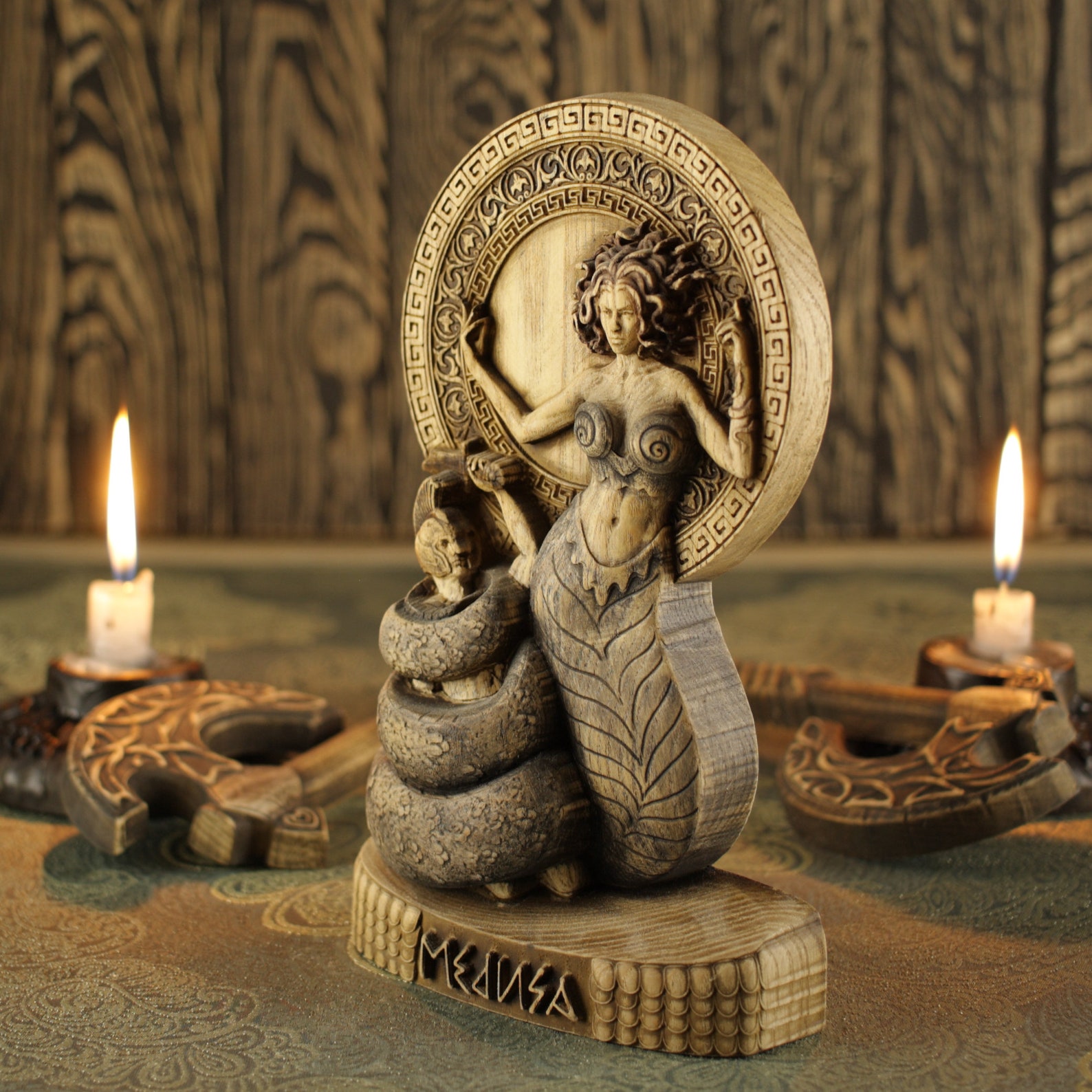 Medusa Statue Gorgon Medusa Greek Goddess Statue Greek - Etsy