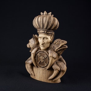 Bael, Baal God, Demon Statue, Altar Statue, Satan Statue Goetia ...