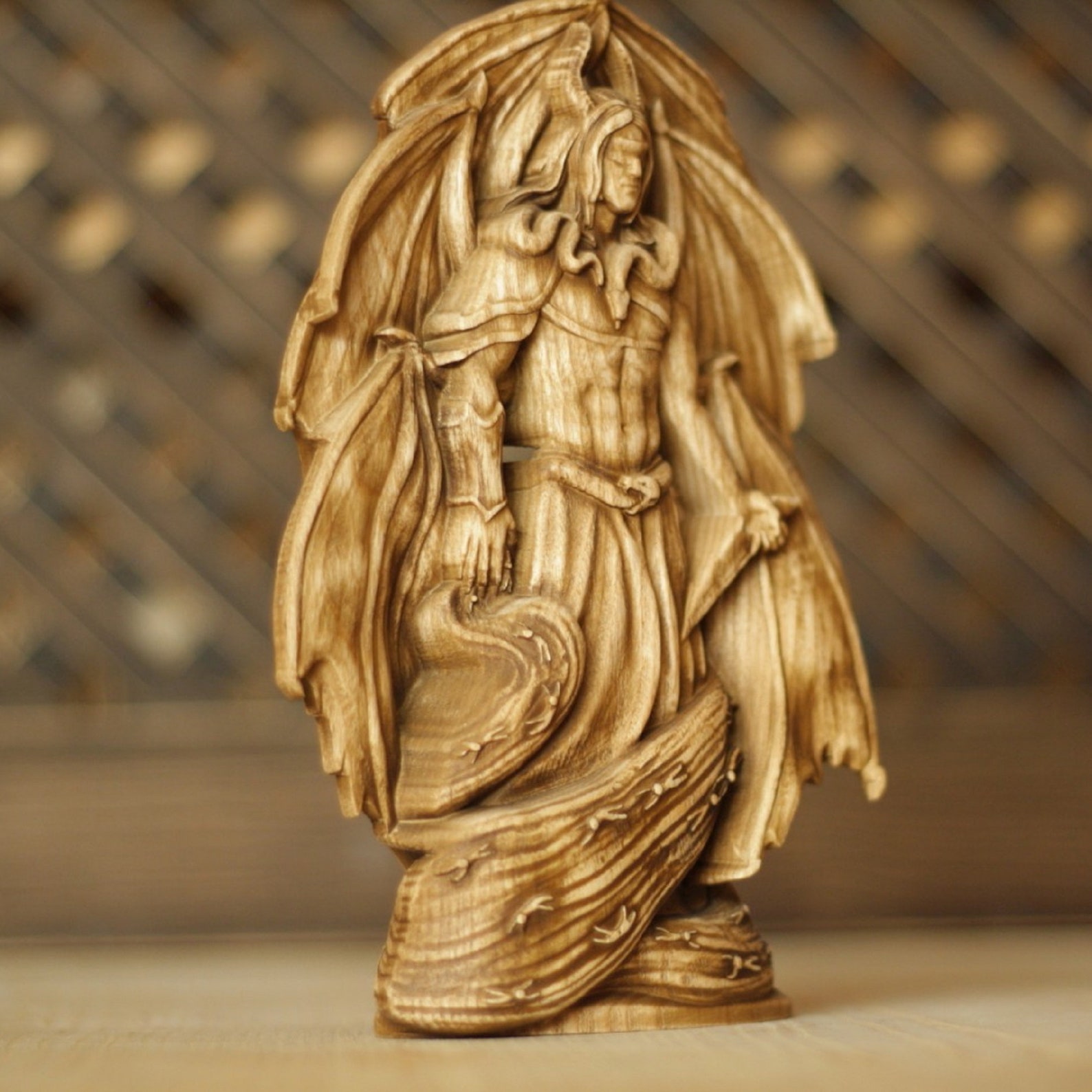 Samael Lucifer statue Lucifer morningstar Satan statue Occult | Etsy