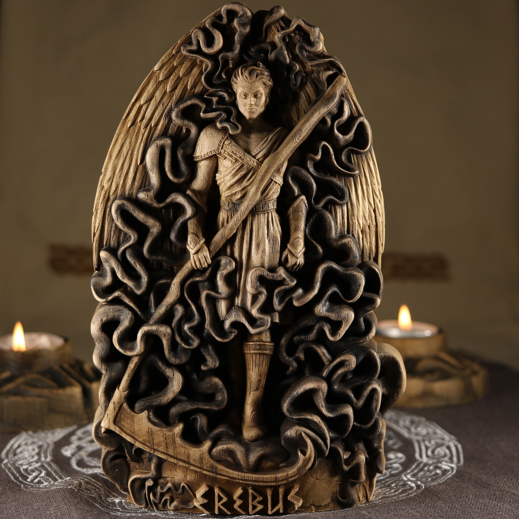 Erebus Greek God Statue