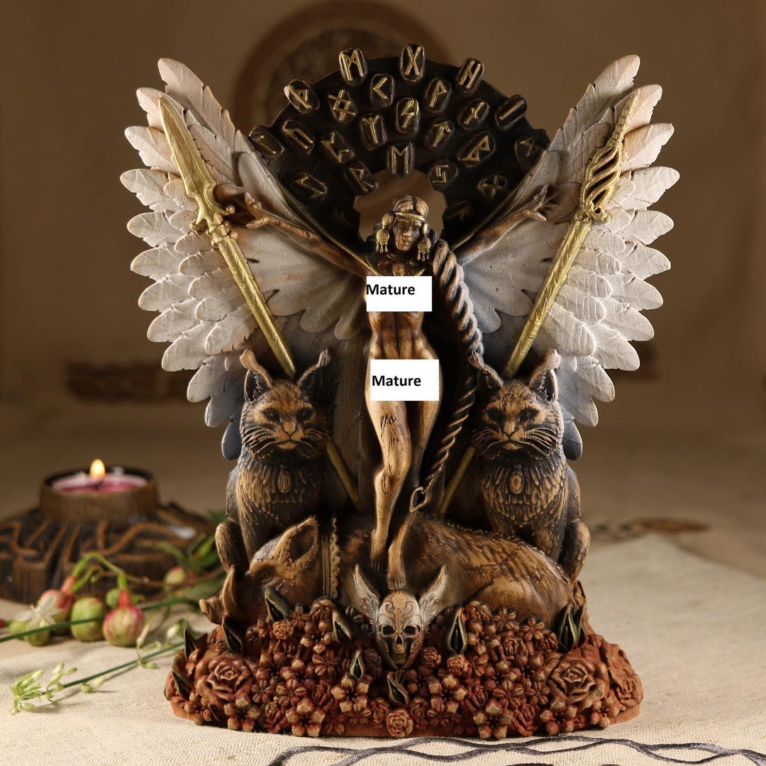 Freya Statue Freyja Statue Freya Goddess Statue Norse Gods Norse ...