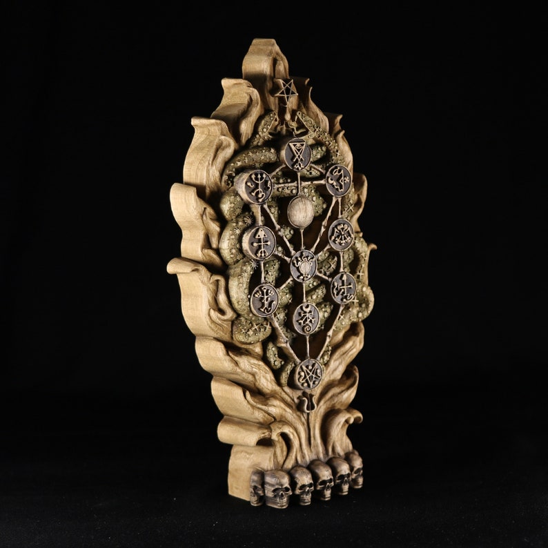 Qliphoth, Qayin Kabbalah Satanic the Tree of Knowledge, the Tree of ...