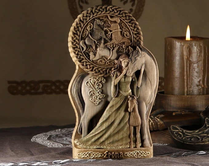 Danu, Celtic Goddess Statue, Mother of the Tuatha Dé Danann, River ...