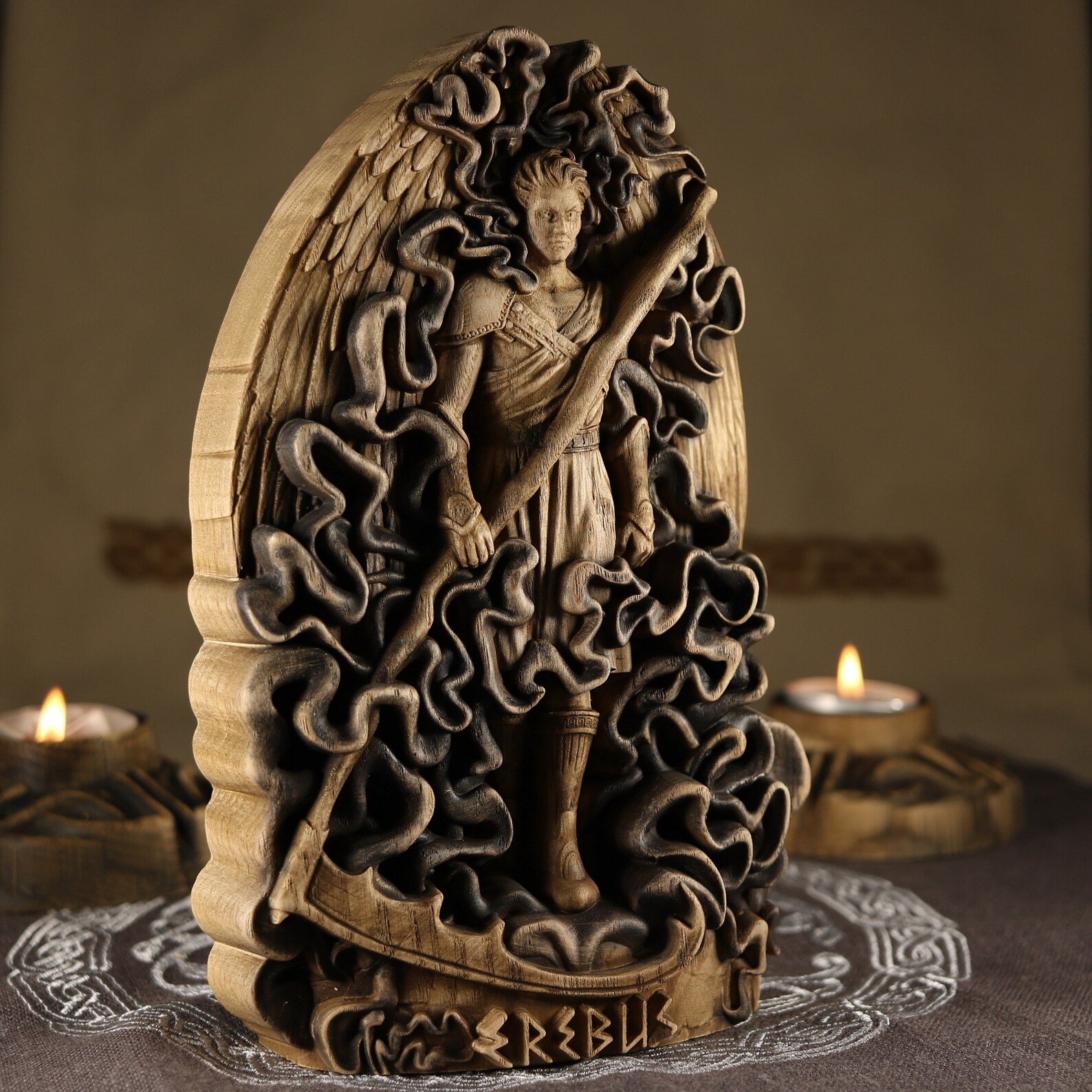 Statue de Dieu Erebus Statue grecque Dieu grec Mythologie - Etsy Canada