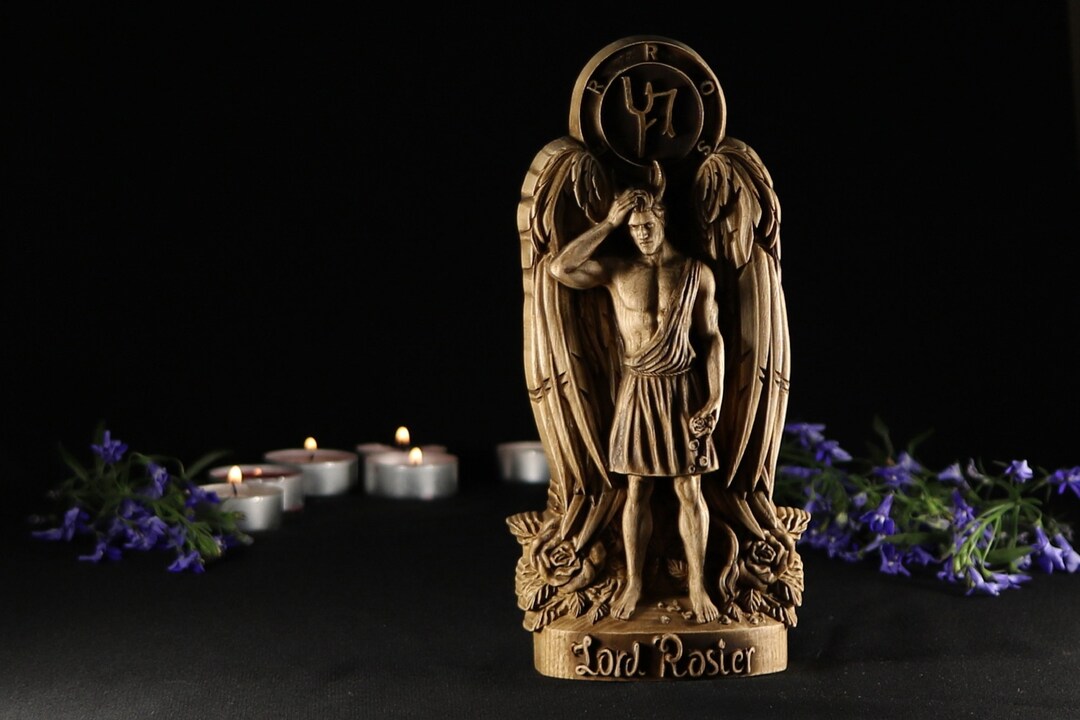 Lord Rosier Demon Statue, Satan Statue, Occult Decor Satan Belial ...