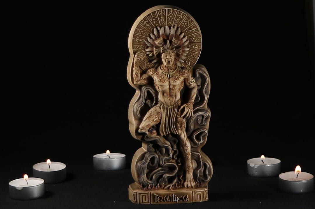 Aztec, Tezcatlipoca Aztec Art Aztec Statue Aztec God Statues Mexica ...