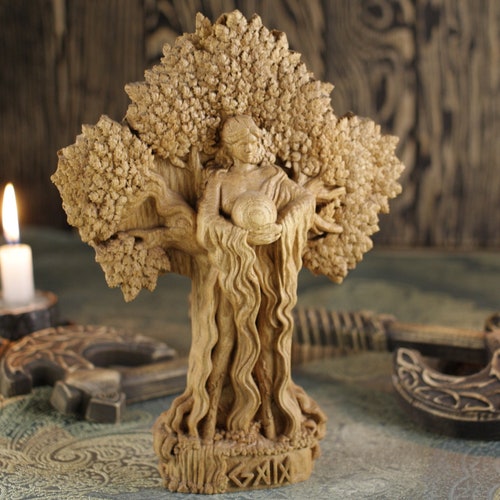 Gaia Mother Earth Statue Gaia Greek Goddess Statue Gaia - Etsy