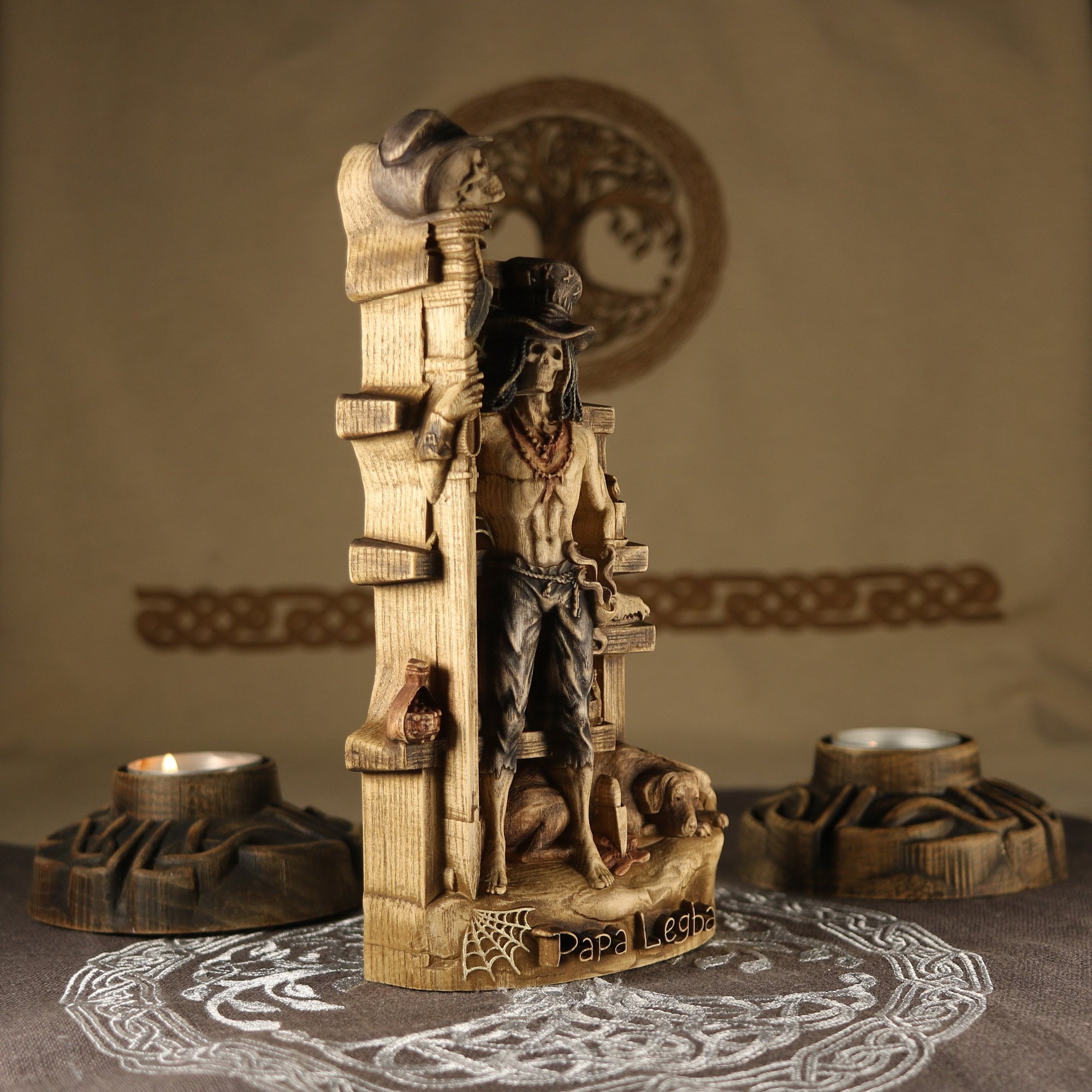 Papa Legba Papa Legba Statue Legba Voodoo Skull Gothic Hoodoo - Etsy ...