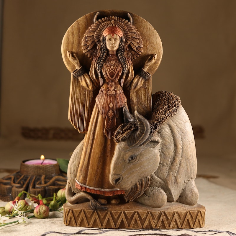 Native American Indian Statues and Figurines - Etsy