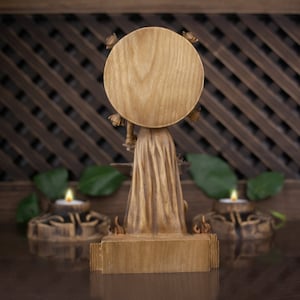 Celtic Goddess Brigid Statue: Warrior Blacksmith, Ash Tree Altar - Etsy