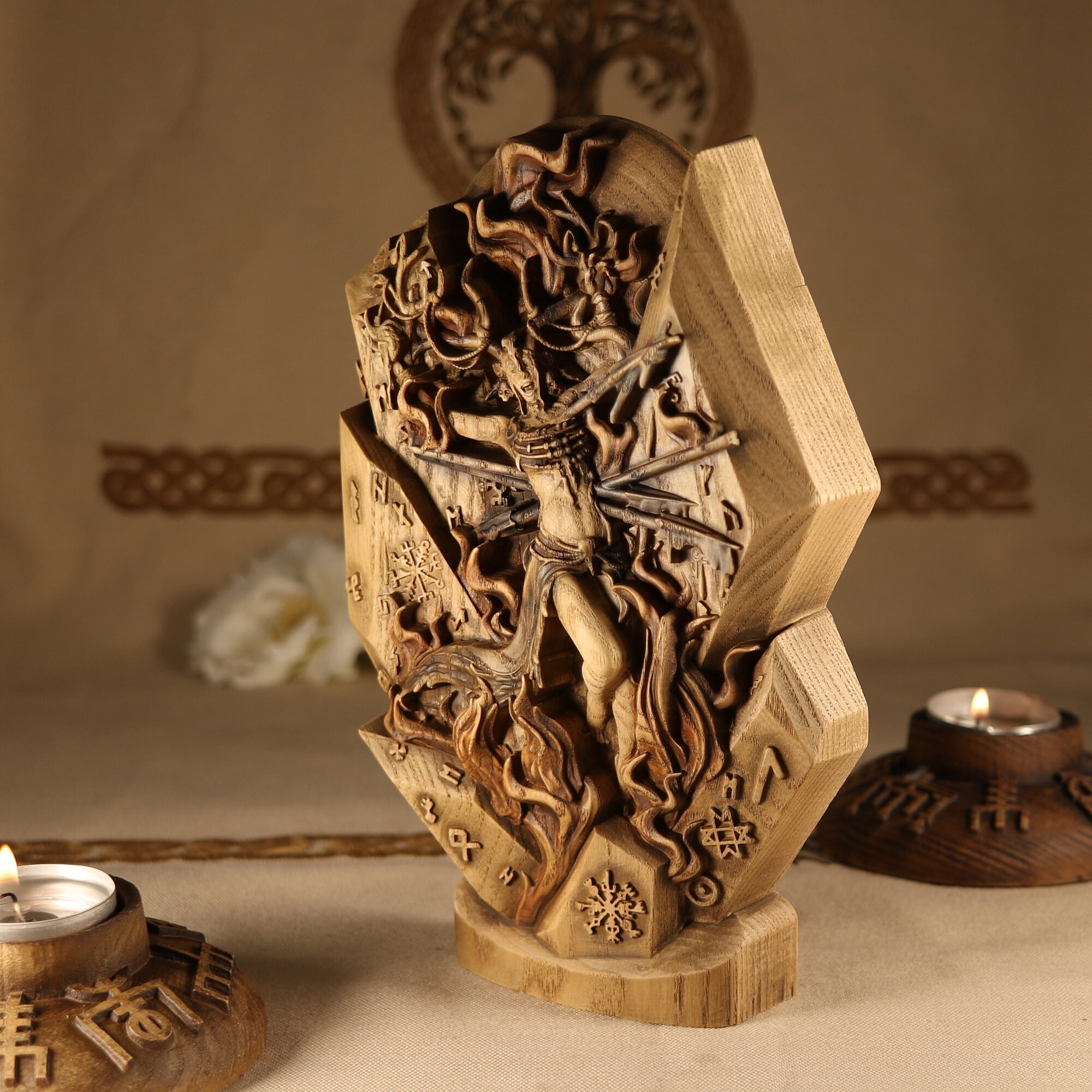 Gullveig Heidr Goddess Statue Norse Gods Norse Witch Jotunn - Etsy