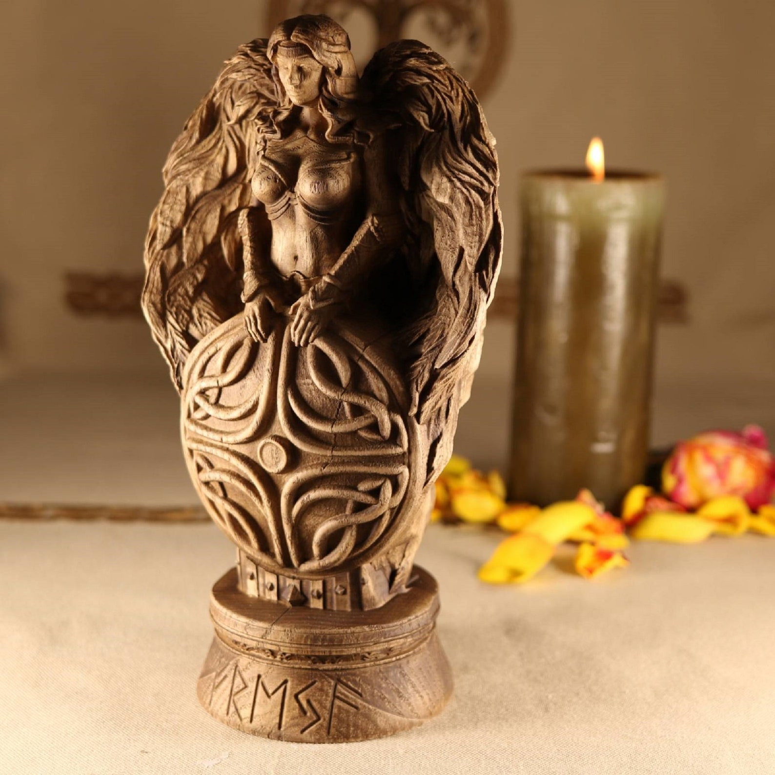 Freya Statue Freyja Freya Norse Mythology Goddess Statue | Etsy