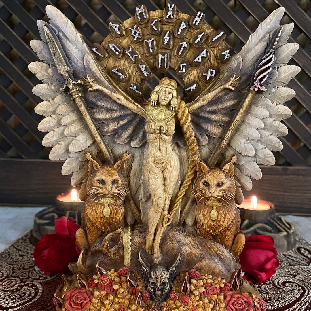 Freya Statue Freyja Statue Freya Goddess Statue Norse Gods Norse ...