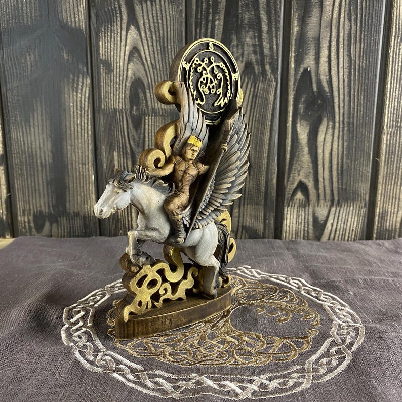 Prince Seere Demon Statue Gothic Statue Goetia Demon Demon Sigil Sigil ...