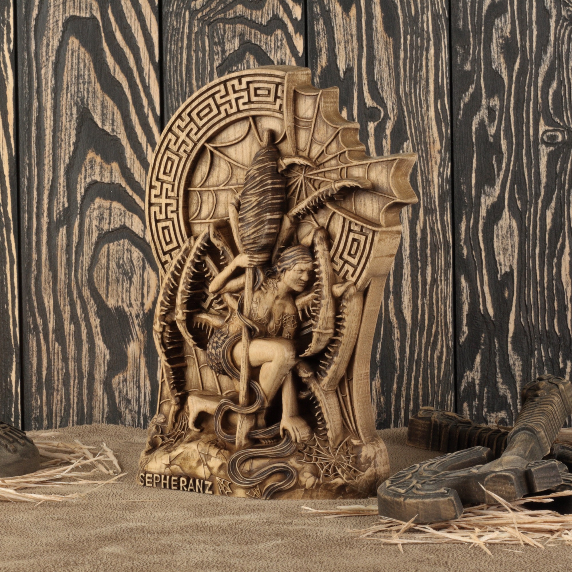 Arachne Greek Goddess Statue Arachne Sculpture Spider Ancient | Etsy