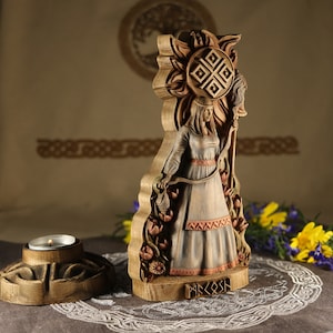 Mokosh Slavic Goddess, Pagan Statue, Slavic Pagan, Goddess Statue ...