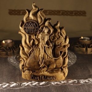Paimon, King Paimon, Goetia, Lucifer Altar, Satan Statue, Satanic Demon ...